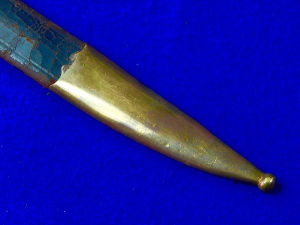 Antique Germany VERY RARE German 19 Century Jager Short Sword Dagger w ...