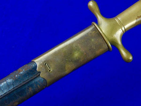 Antique Germany VERY RARE German 19 Century Jager Short Sword Dagger w ...