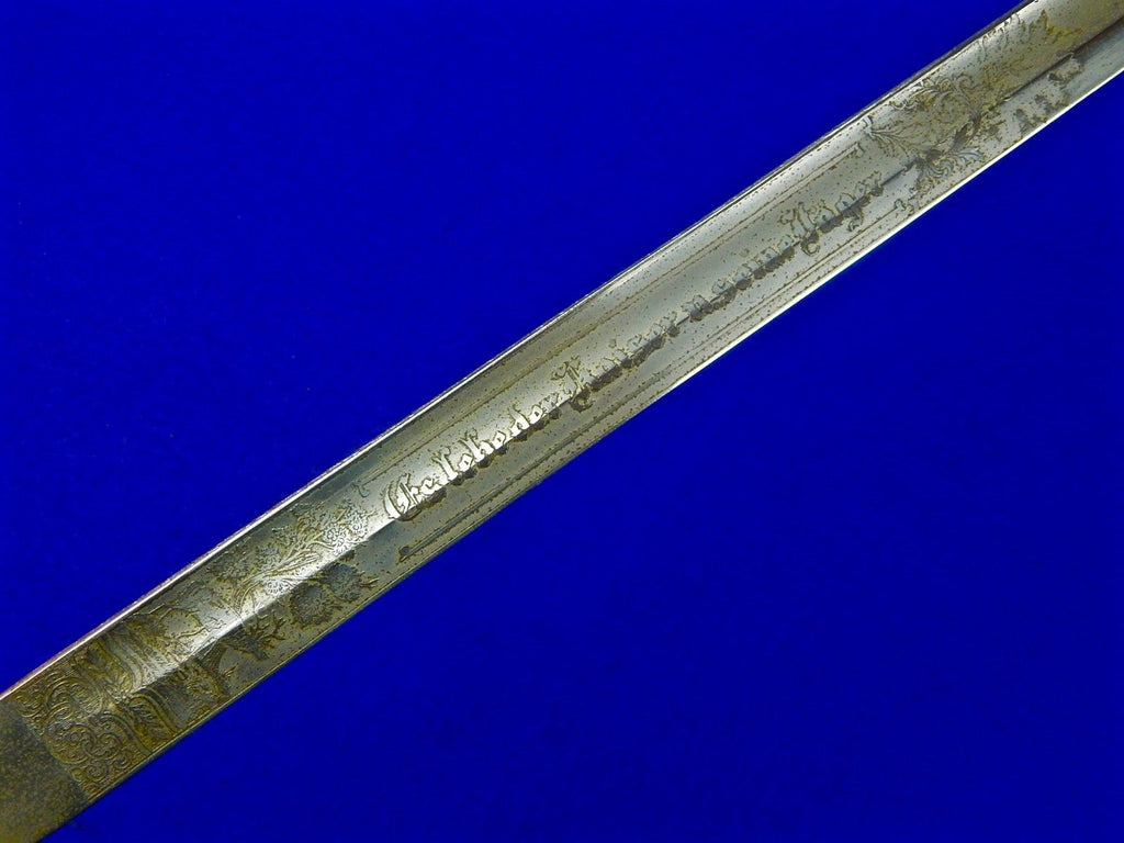 Antique Germany VERY RARE German 19 Century Jager Short Sword Dagger w ...