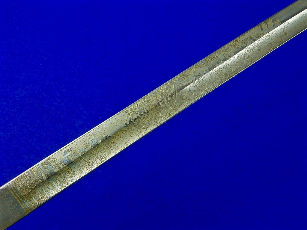 Antique Germany VERY RARE German 19 Century Jager Short Sword Dagger w ...