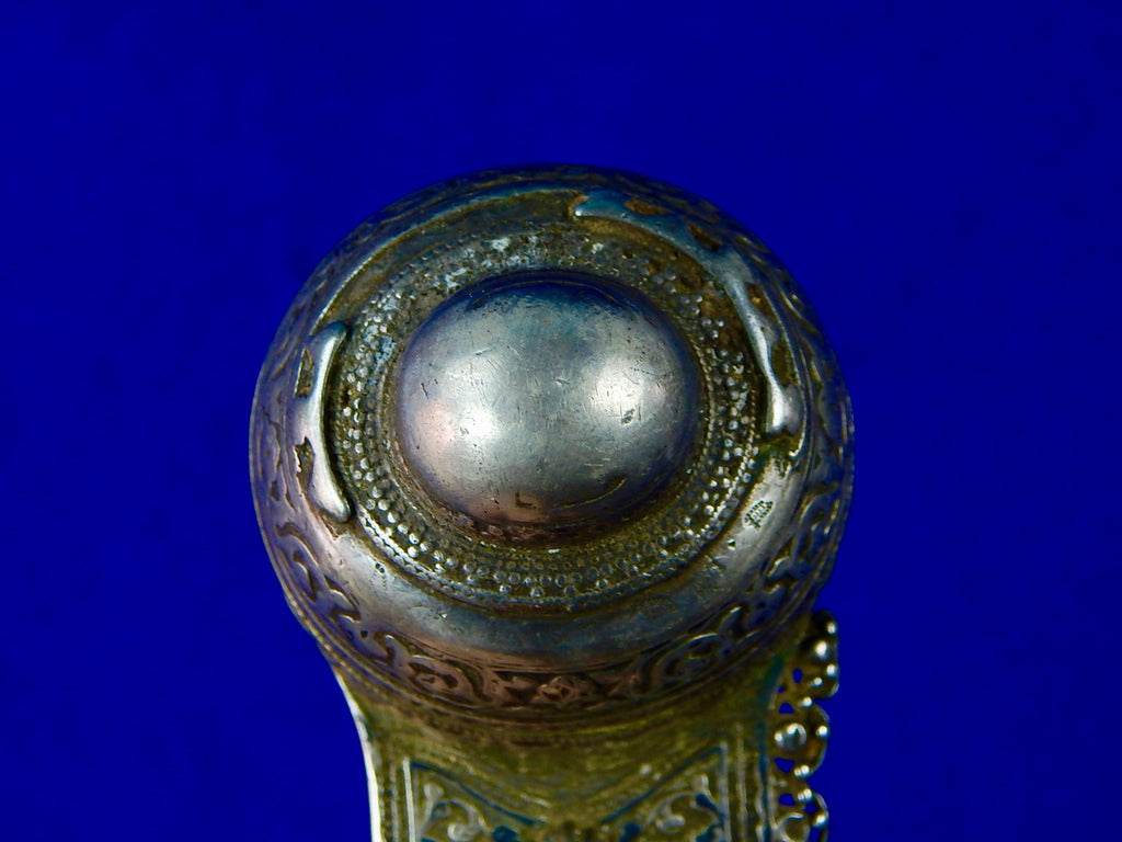 Antique Imperial Russian Russia 1895 Silver Niello Caucasian Kindjal B ...
