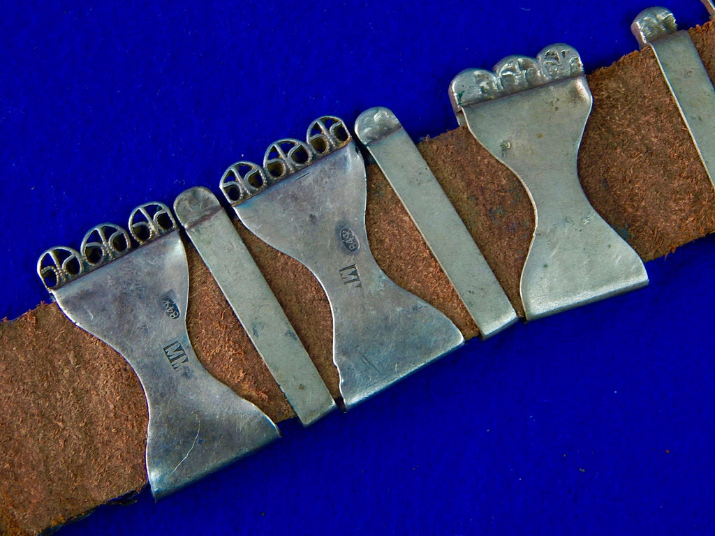 Antique Imperial Russian Russia 1895 Silver Niello Caucasian Kindjal B ...