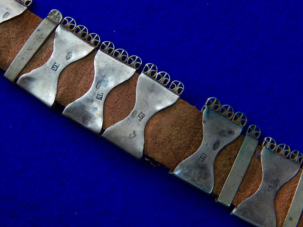 Antique Imperial Russian Russia 1895 Silver Niello Caucasian Kindjal B ...