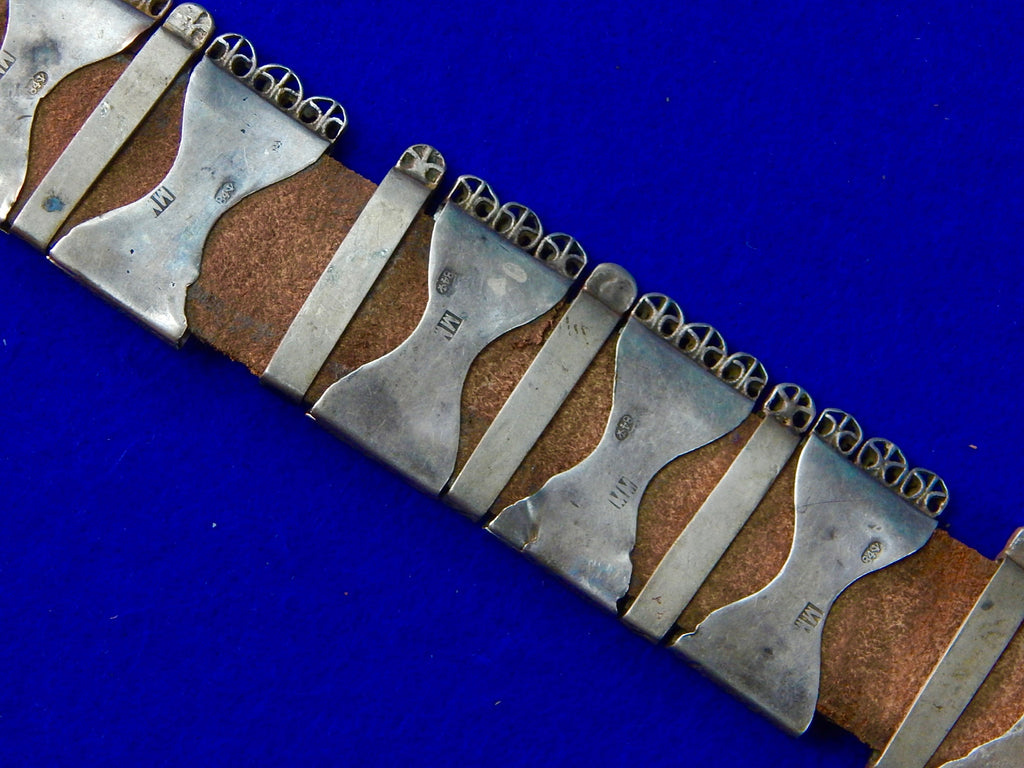 Antique Imperial Russian Russia 1895 Silver Niello Caucasian Kindjal B ...