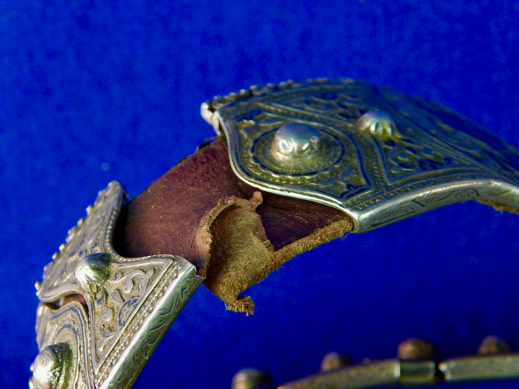 Antique Imperial Russian Russia 1895 Silver Niello Caucasian Kindjal B ...