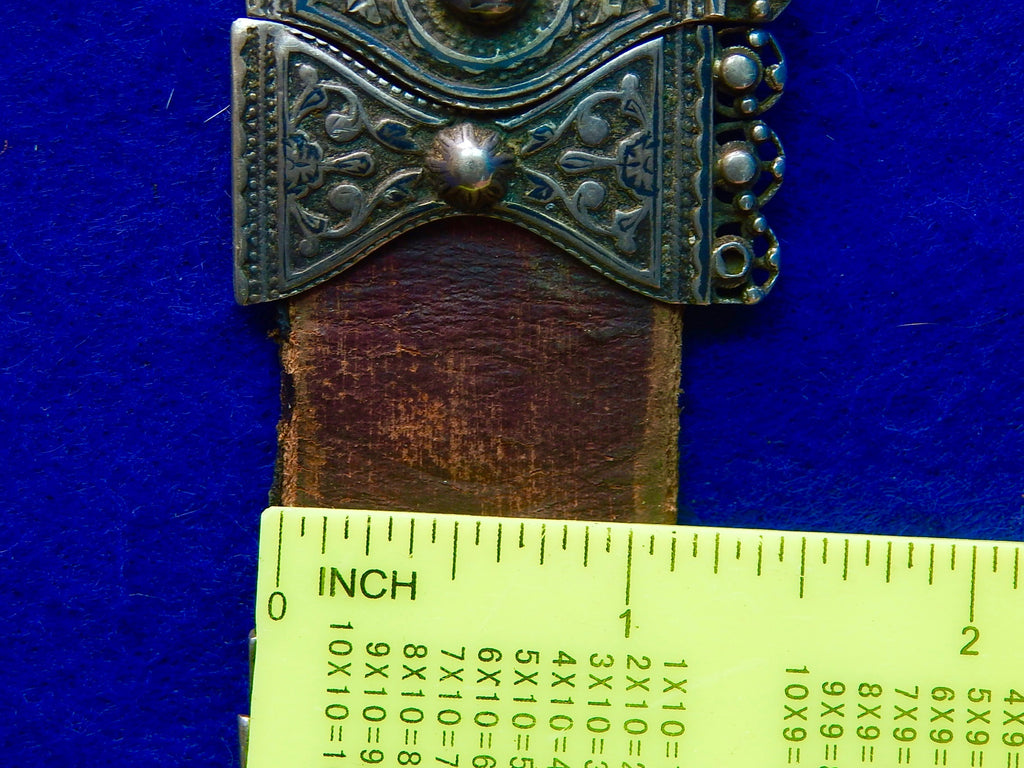 Antique Imperial Russian Russia 1895 Silver Niello Caucasian Kindjal B ...