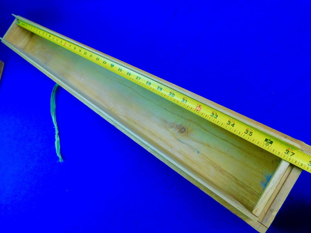 Antique Japanese Japan Wakizashi Katana Sword Wooden Box Case Chest ...