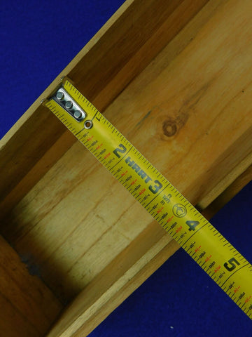 Antique Japanese Japan Wakizashi Katana Sword Wooden Box Case Chest ...