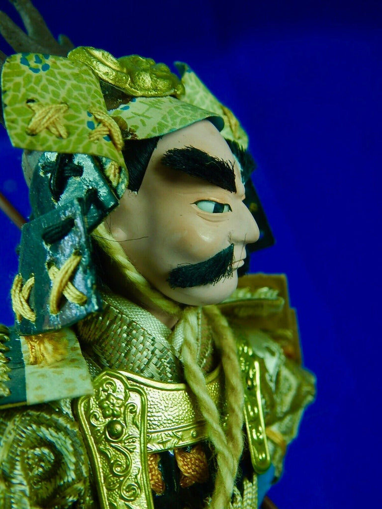 Antique Japanese Japan Samurai Warrior Musha Armor Yoroi Doll Uma Hors ...