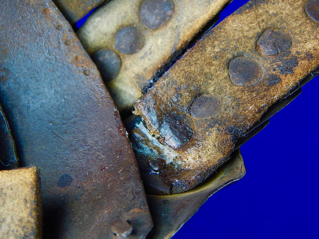 Antique Old 16-17 Century Pair of Armored Armor Fingered Gauntlets Gau ...