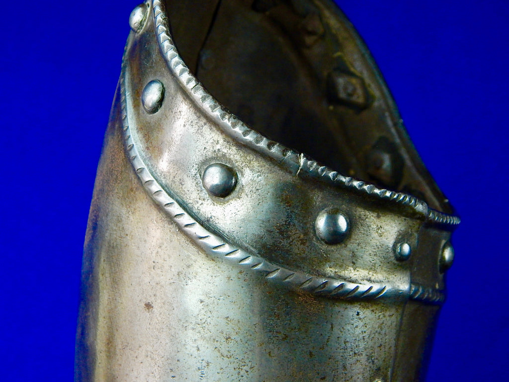 Antique Old 16-17 Century Pair of Armored Armor Fingered Gauntlets Gau ...