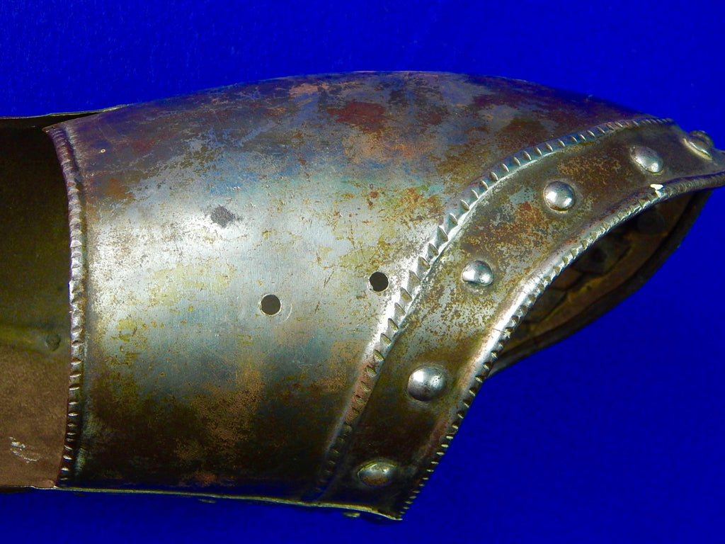 Antique Old 16-17 Century Pair of Armored Armor Fingered Gauntlets Gau ...