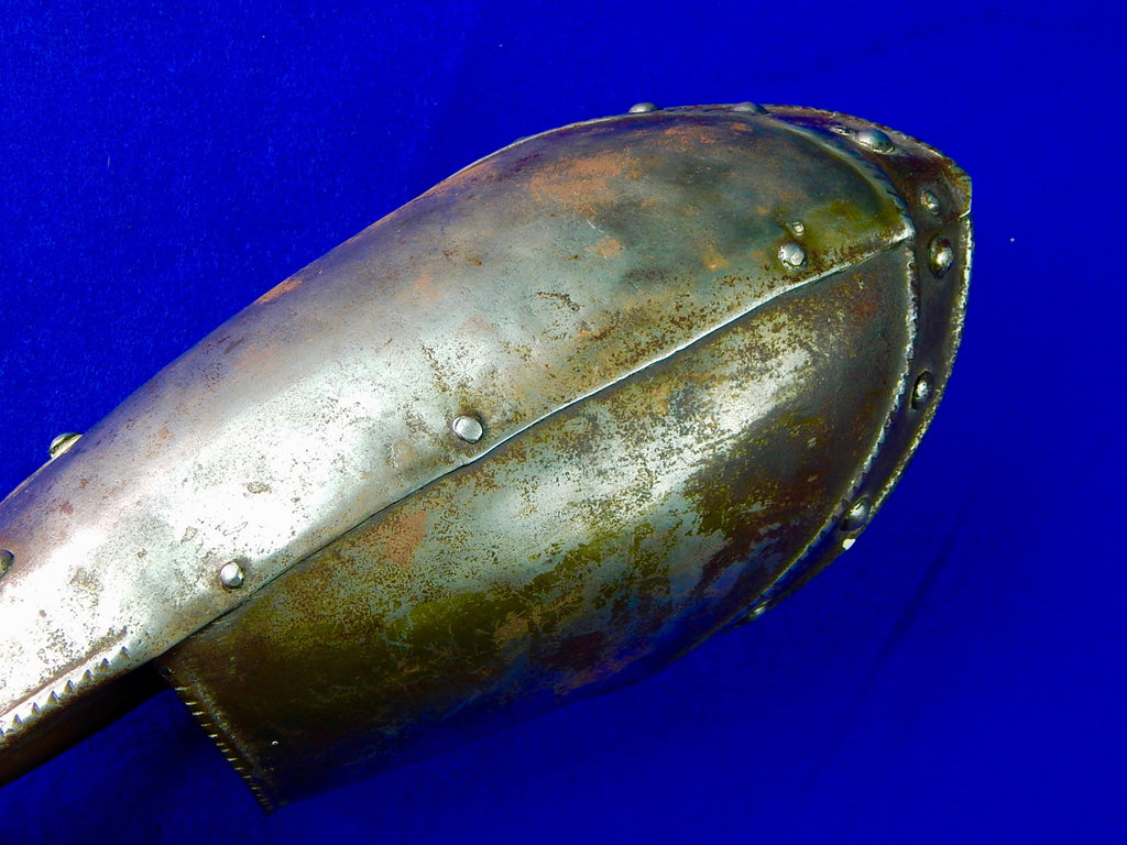 Antique Old 16-17 Century Pair of Armored Armor Fingered Gauntlets Gau ...