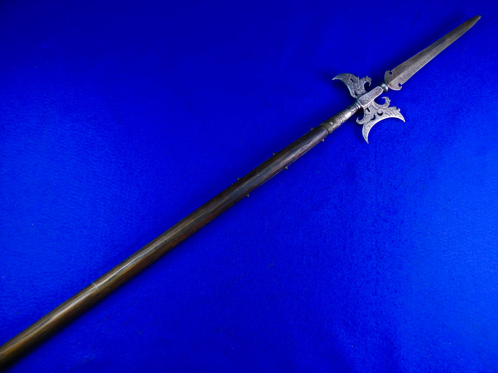 Antique Old 17 Century French France Italy Italian Halberd Spear ...