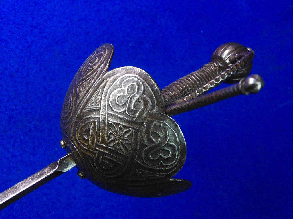 Antique Old 17 Century French France Rapier Sword – ANTIQUE & MILITARY ...