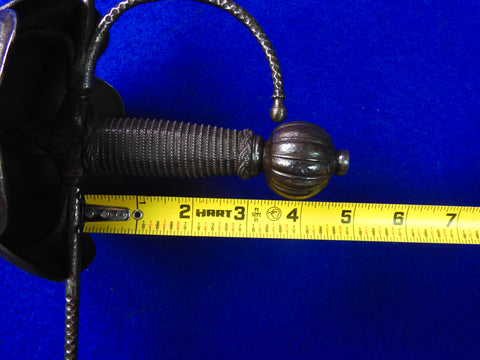 Antique Old 17 Century French France Rapier Sword – ANTIQUE & MILITARY ...
