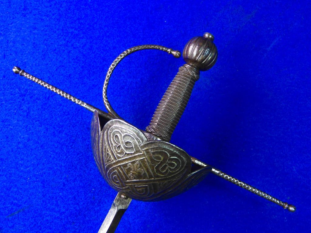 Antique Old 17 Century French France Rapier Sword – ANTIQUE & MILITARY FROM BLACKSWAN