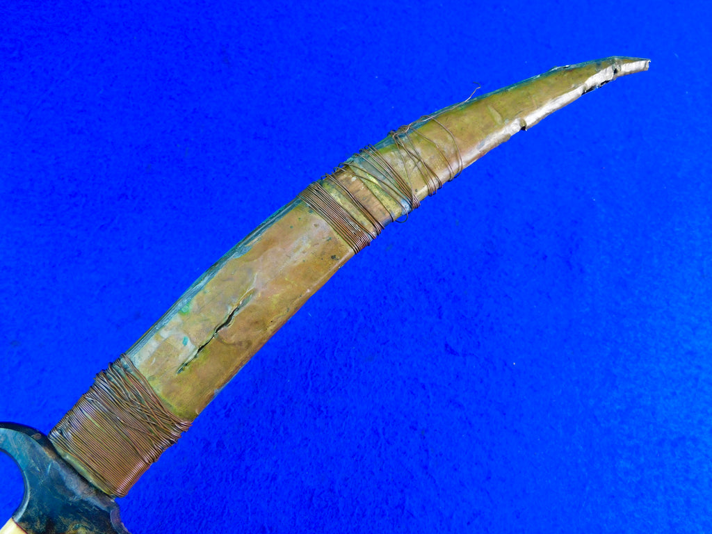 Antique Old 19 Century African Africa Hunting Fighting Knife Dagger w ...