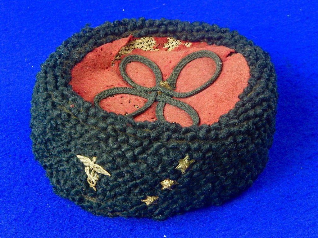 Antique Old 19 Century German Germany Austrian French Hussar Hat Forag ...