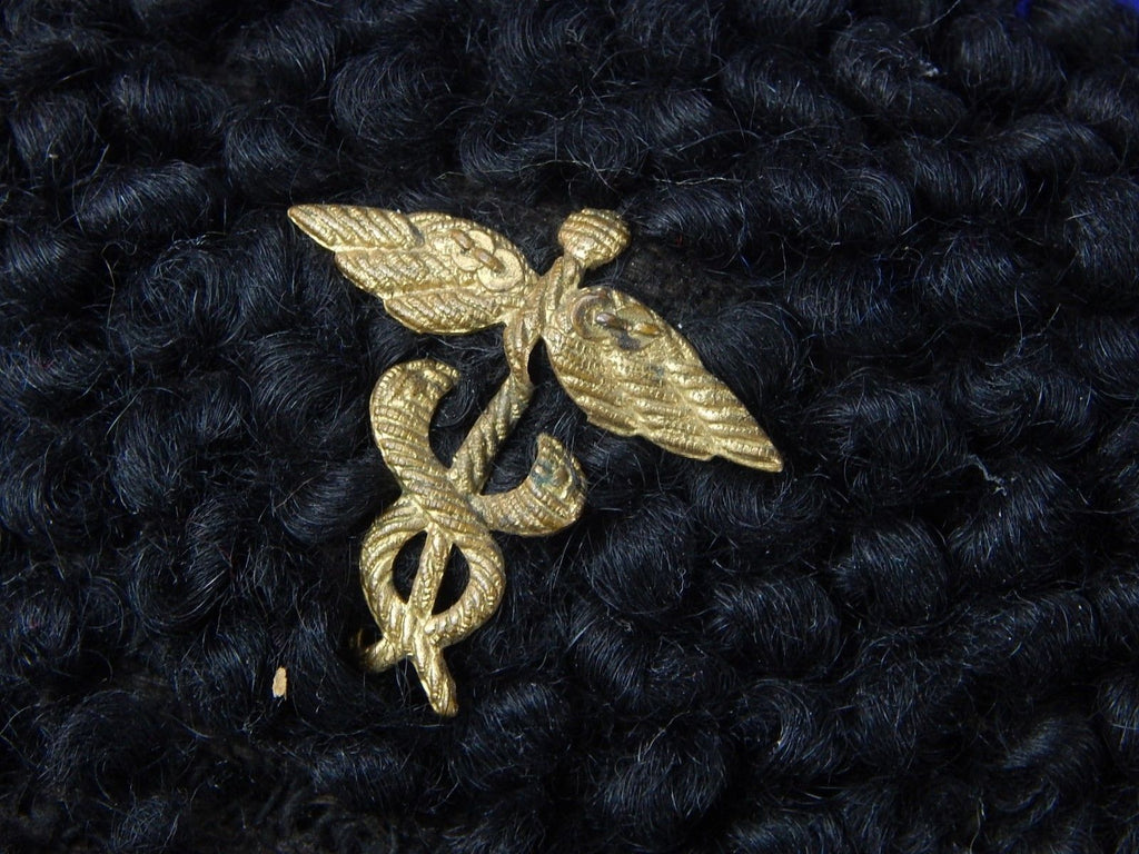 Antique Old 19 Century German Germany Austrian French Hussar Hat Forag ...