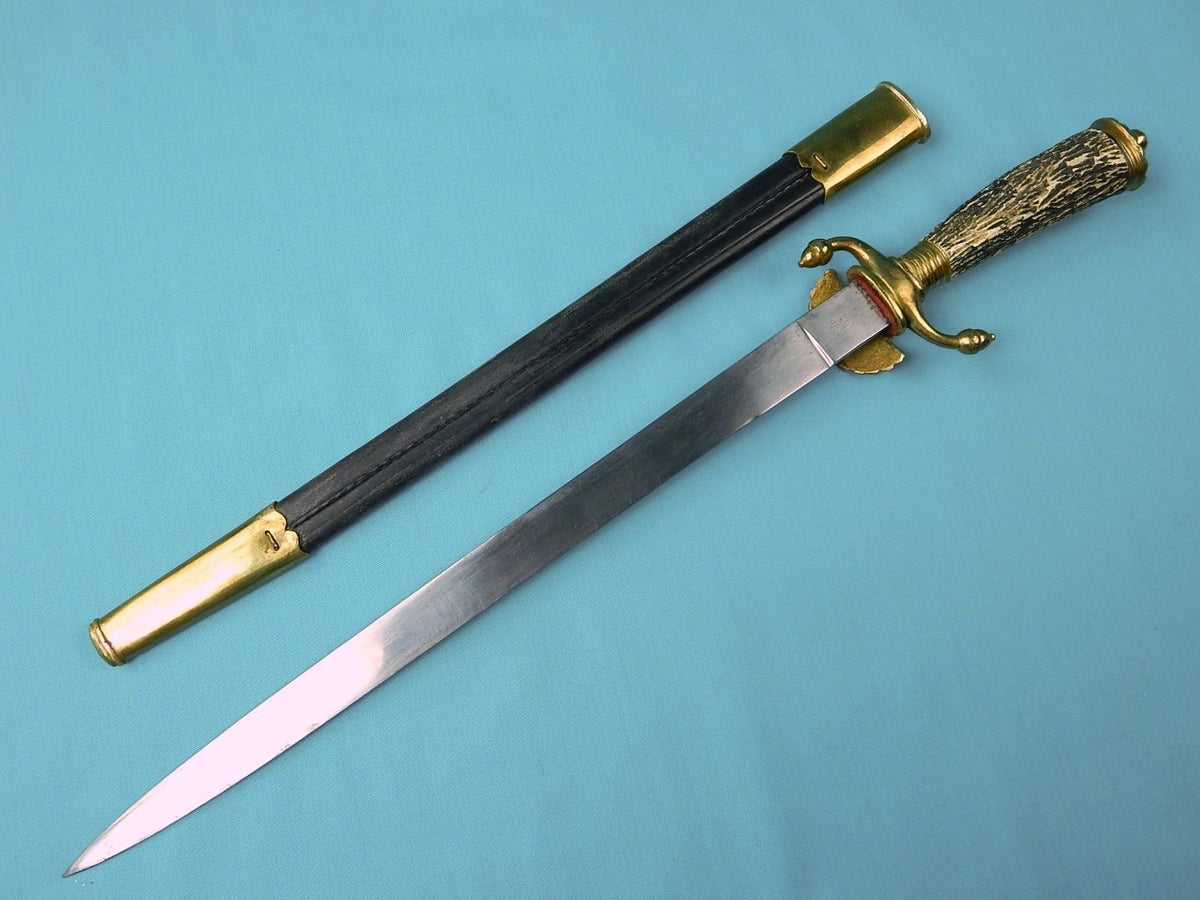 Antique Old German Germany Hunting Dagger Knife w/ Scabbard – ANTIQUE ...