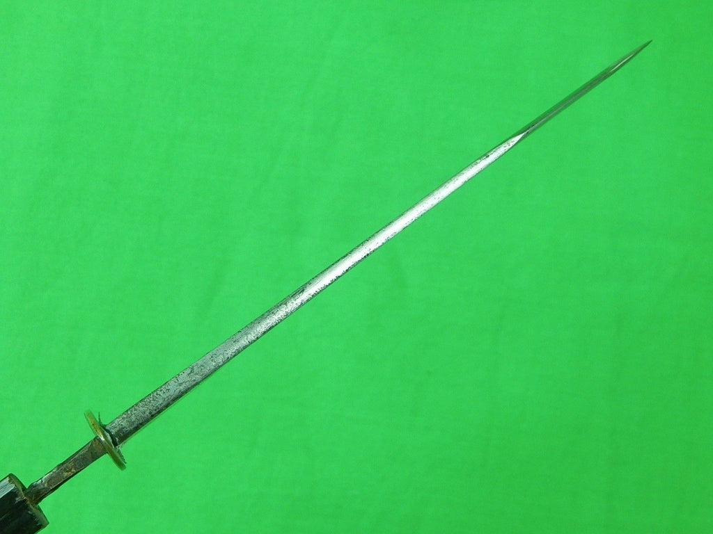 Antique Old Spain Spanish Toledo 1872 Dated Engraved Fighting Knife ...