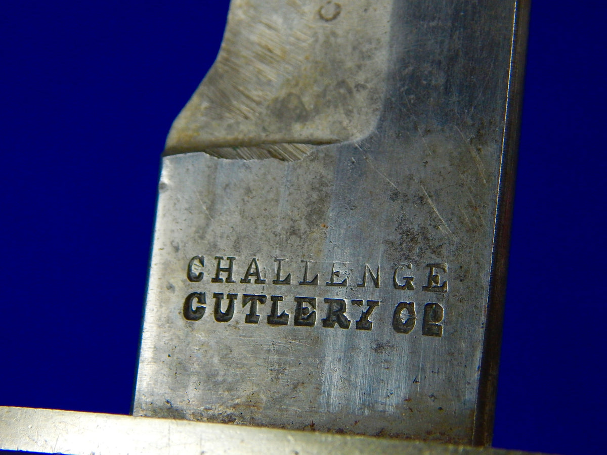 Antique Old US CHALLENGE Cutlery Huge Hunting Knife – ANTIQUE ...