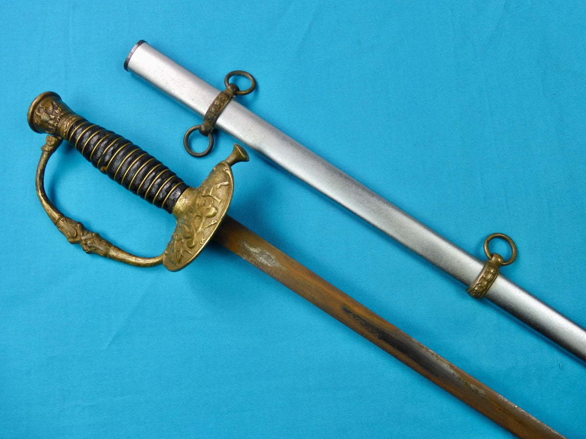 Antique US 19 Century Civil War Veteran's GAR Sword w/ Scabbard ...