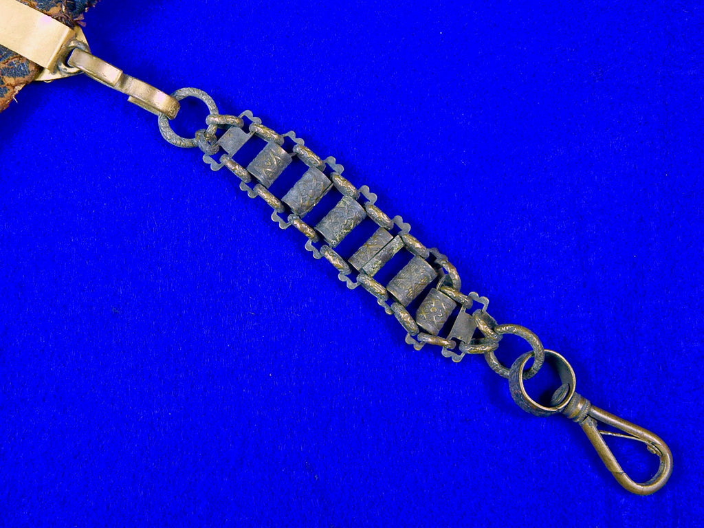 Antique US 19 Century Fraternal Masonic Sword Belt with Hangers Hanger ...