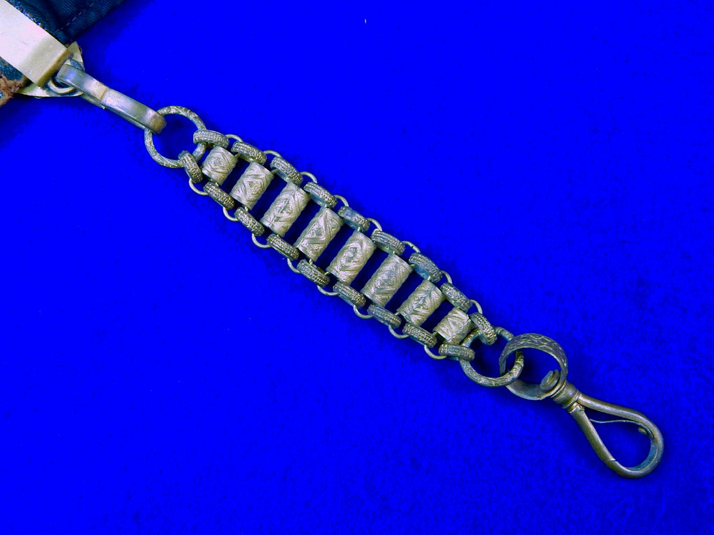 Antique US 19 Century Fraternal Masonic Sword Belt with Hangers Hanger ...