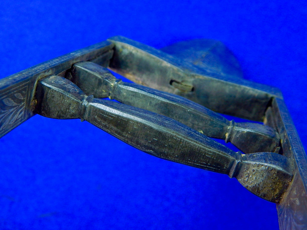 Antique Vintage Old India Indian Scissors Katar Dagger Fighting Knife ...