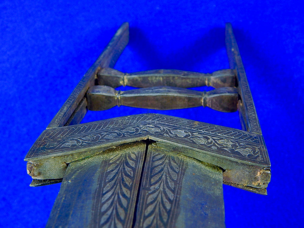 Antique Vintage Old India Indian Scissors Katar Dagger Fighting Knife ...