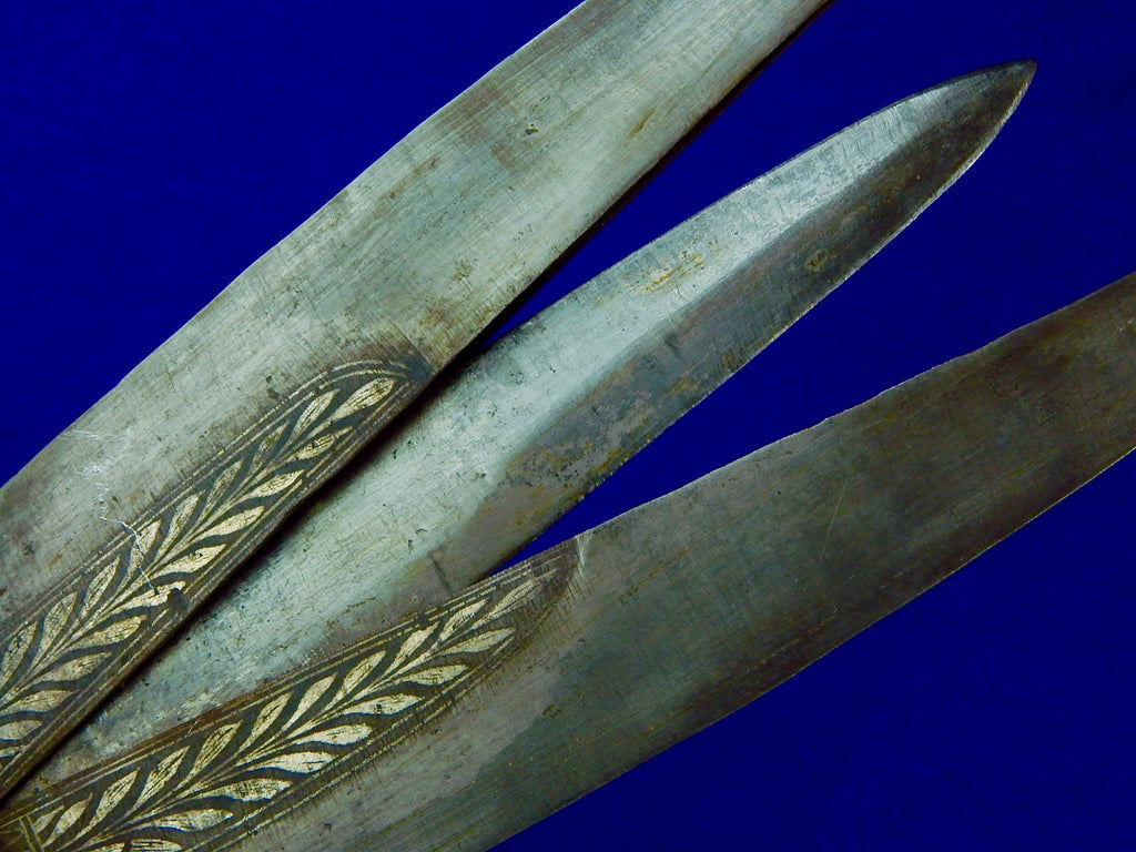 Antique Vintage Old India Indian Scissors Katar Dagger Fighting Knife ...