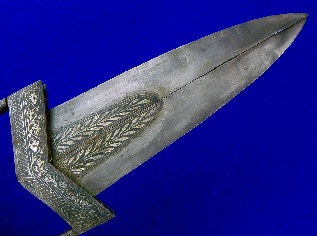 Antique Vintage Old India Indian Scissors Katar Dagger Fighting Knife ...