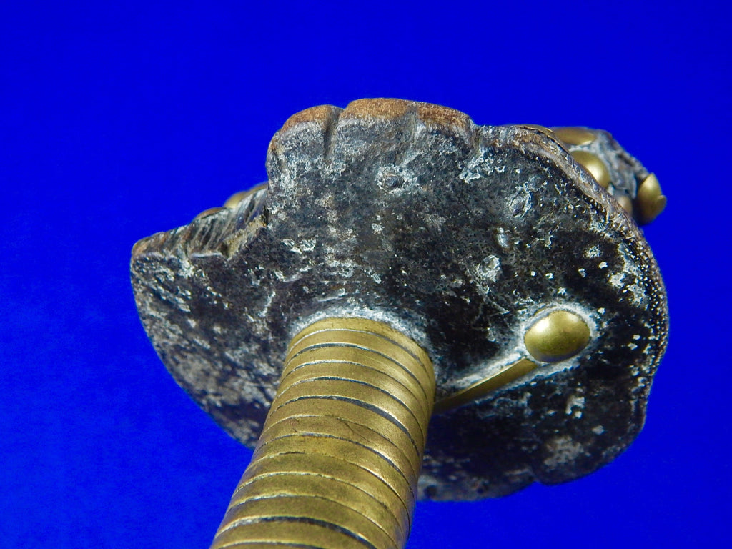 Antique Vintage Old Africa African Short Sword Large Knife Dagger w/ S ...