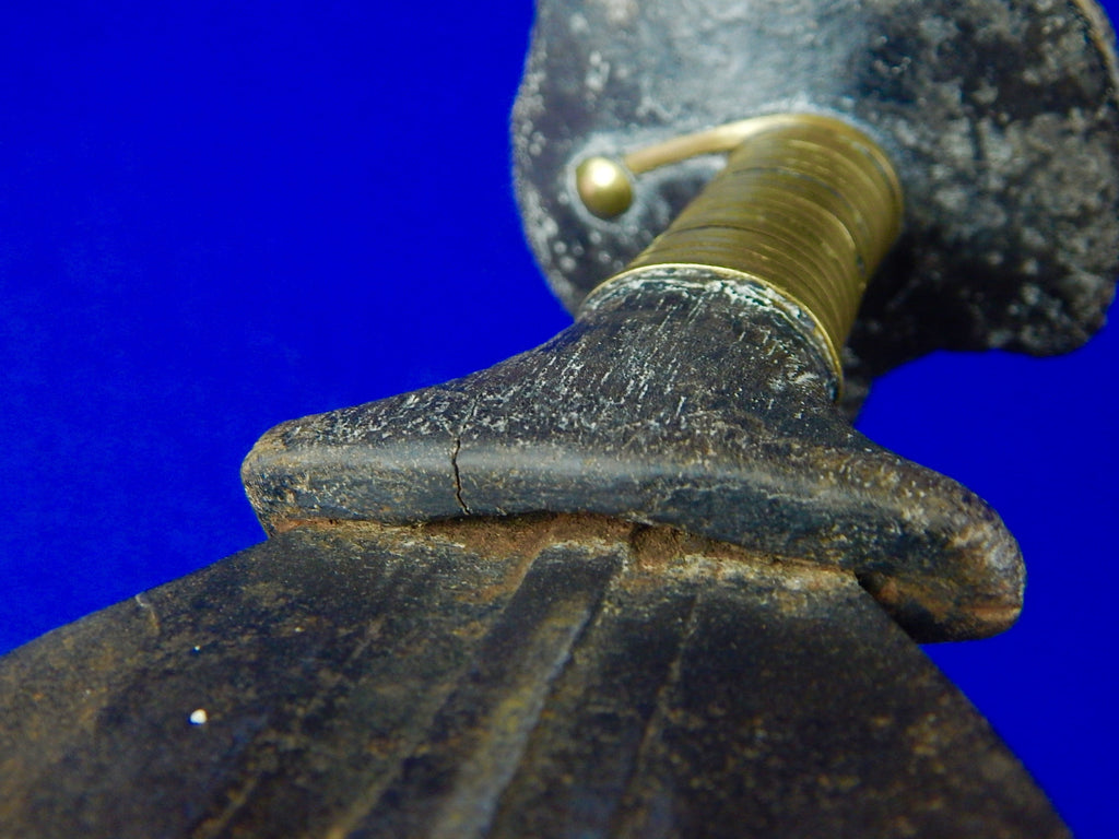 Antique Vintage Old Africa African Short Sword Large Knife Dagger w/ S ...