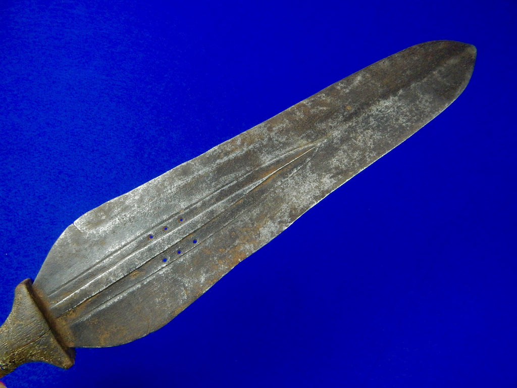 Antique Vintage Old Africa African Short Sword Large Knife Dagger w/ S ...