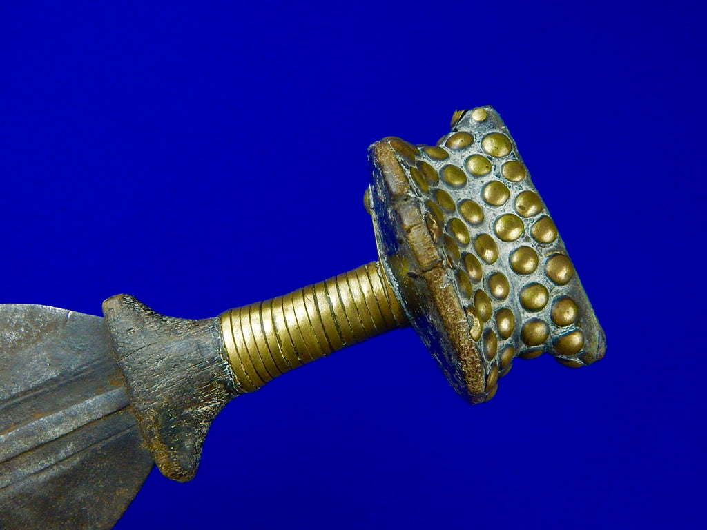 Antique Vintage Old Africa African Short Sword Large Knife Dagger w/ S ...