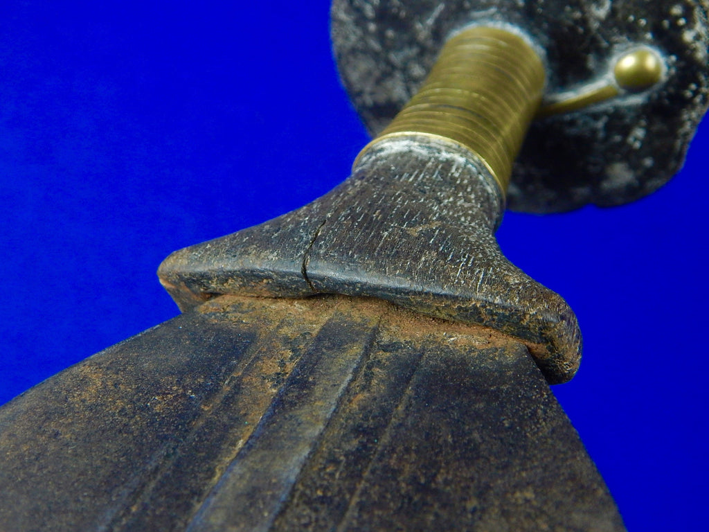 Antique Vintage Old Africa African Short Sword Large Knife Dagger w/ S ...