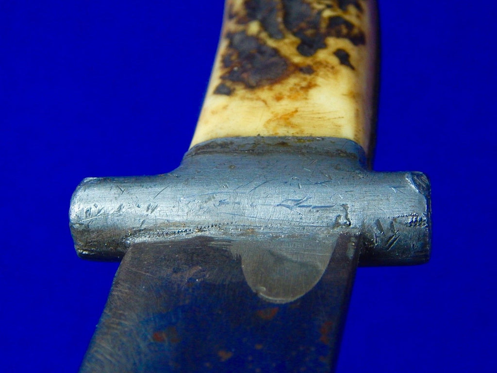 Antique Old US Custom Made Handmade Sword Blade Large Hunting Fighting ...