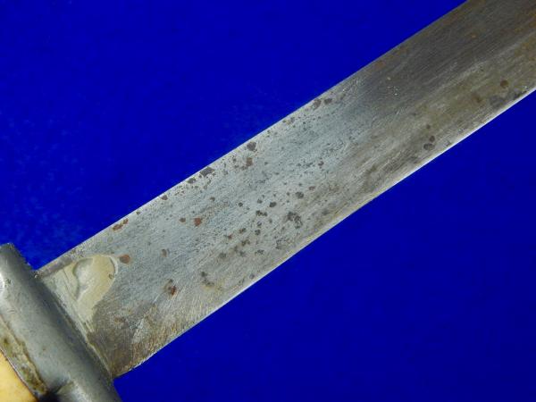 Antique Old US Custom Made Handmade Sword Blade Large Hunting Fighting ...