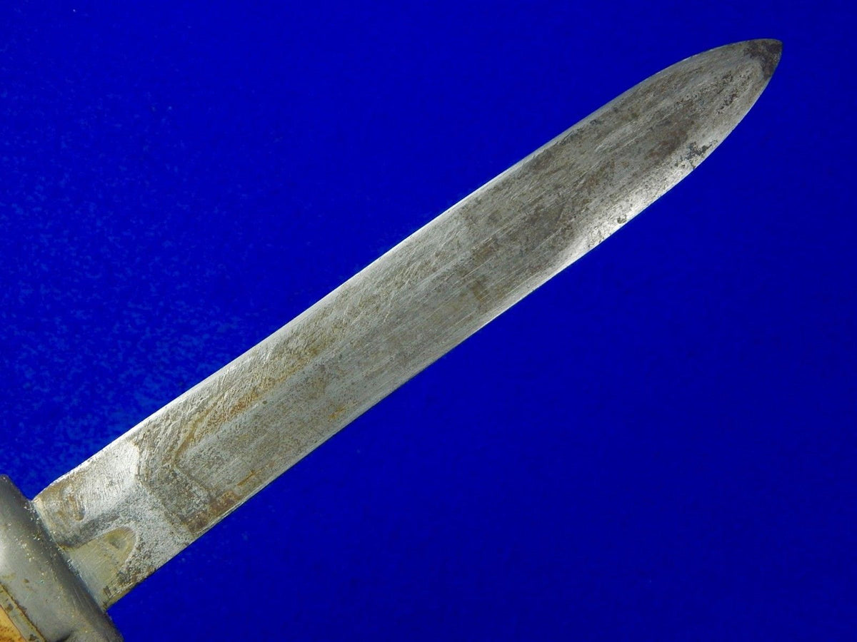 Antique Old US Custom Made Handmade Sword Blade Large Hunting Fighting ...