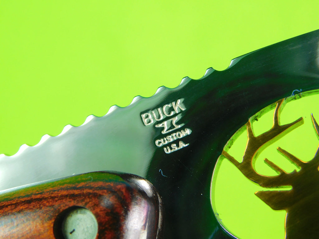 US 2004 Buck Custom Shop Model 193 Limited Edition Hunting Knife & She ...