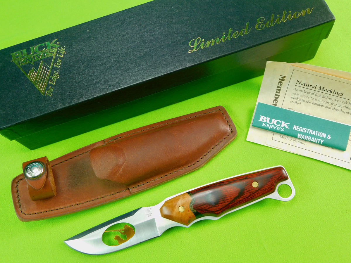 US Buck Custom Shop Hunter Profile Limited Edition Hunting Knife & She ...