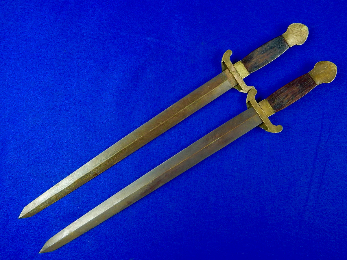 Chinese China Antique Old 19 Century Double Sword Set – ANTIQUE ...