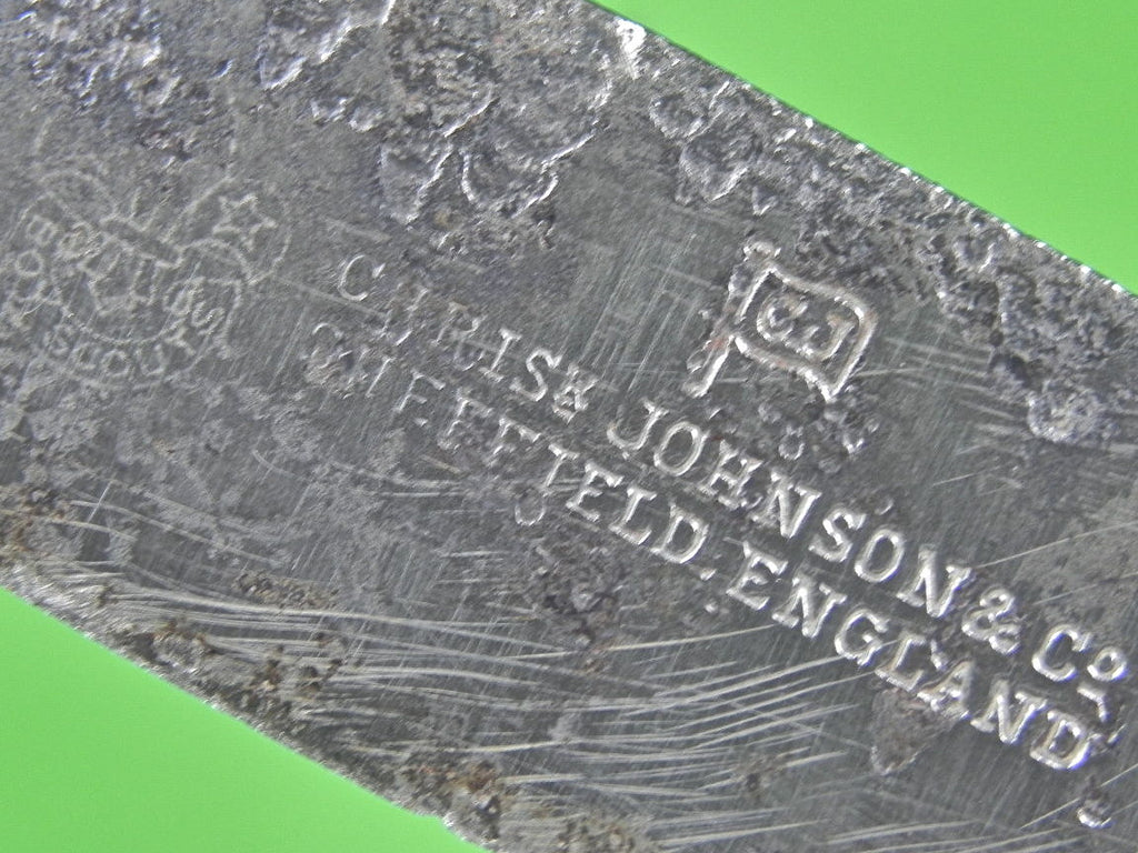 RARE Chris Johnson Sheffield England Boy Scouts Canada Canadian Fighti ...