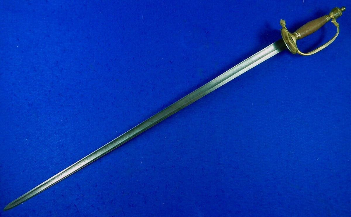 Antique US British Civil War Revolutionary Wars Wide Blade General Off ...