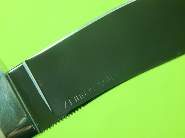 Custom Made Handmade Bob Schultz Stag Handle Hunting Knife – ANTIQUE ...