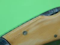 Vintage 1979 Custom Hand Made DAVID HOWIE Lock Back Folding Pocket Kni ...