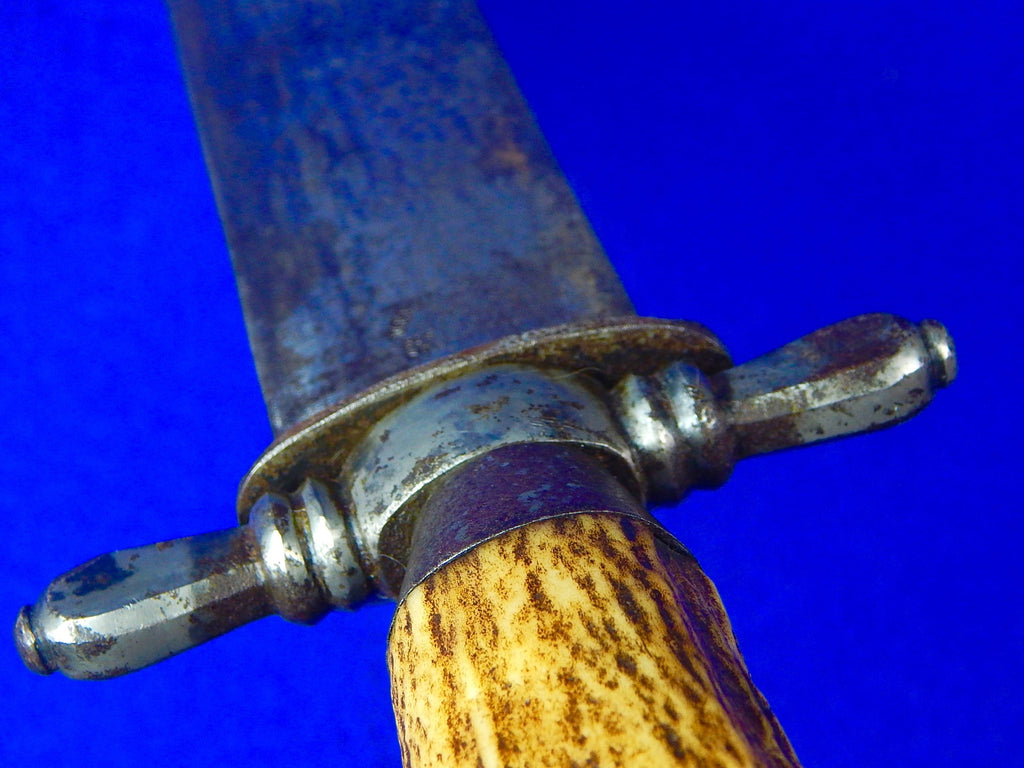 Antique German Germany WWI WW1 Period Hunting Dagger Knife w/ Scabbard ...